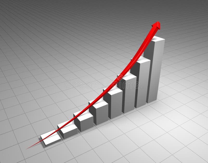 Business Growth Graph (vector) Stock Vector - Illustration of success ...