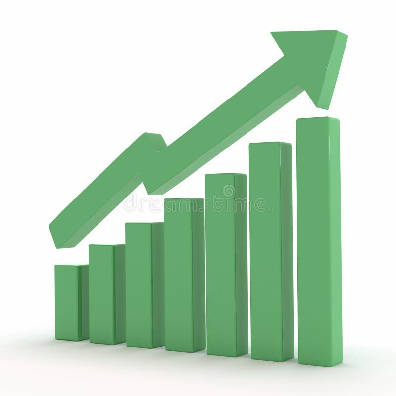 Percent graph stock illustration. Illustration of percent - 14613512