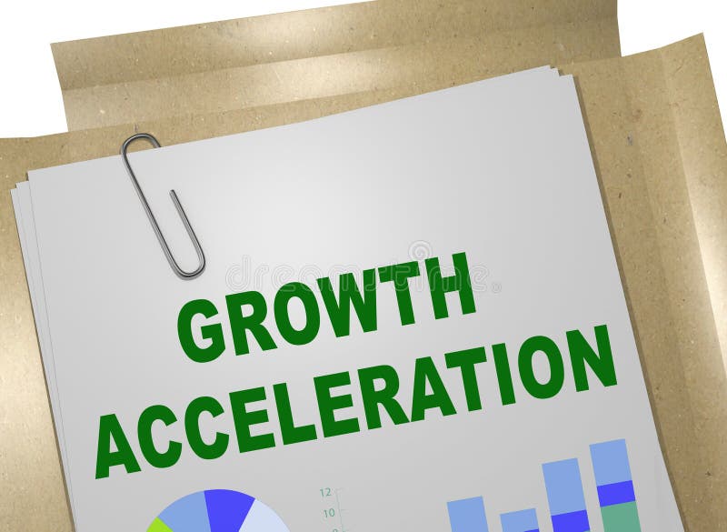Accelerate business growth stock vector. Illustration of imagination ...