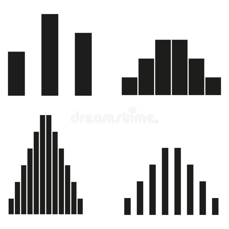 Growth Bars Chart. Financial Progress Symbol. Data Analysis Vector ...