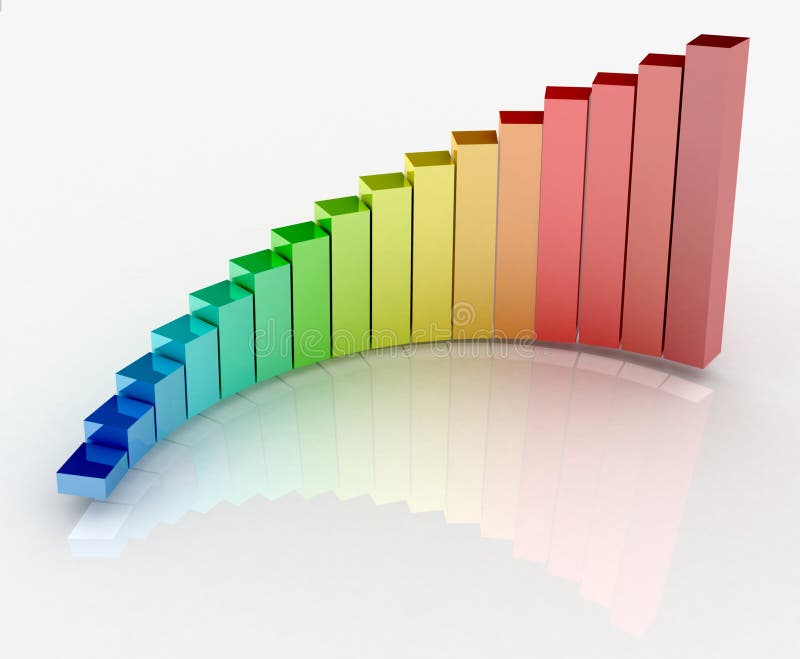 Growth chart stock illustration. Illustration of growth - 5144638