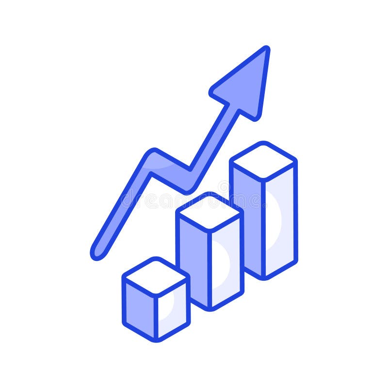 Growth Chart with Arrow Depicting Vector Design of Business Analysis ... Growth Chart with Arrow Depicting Vector Design of Business Analysis ...