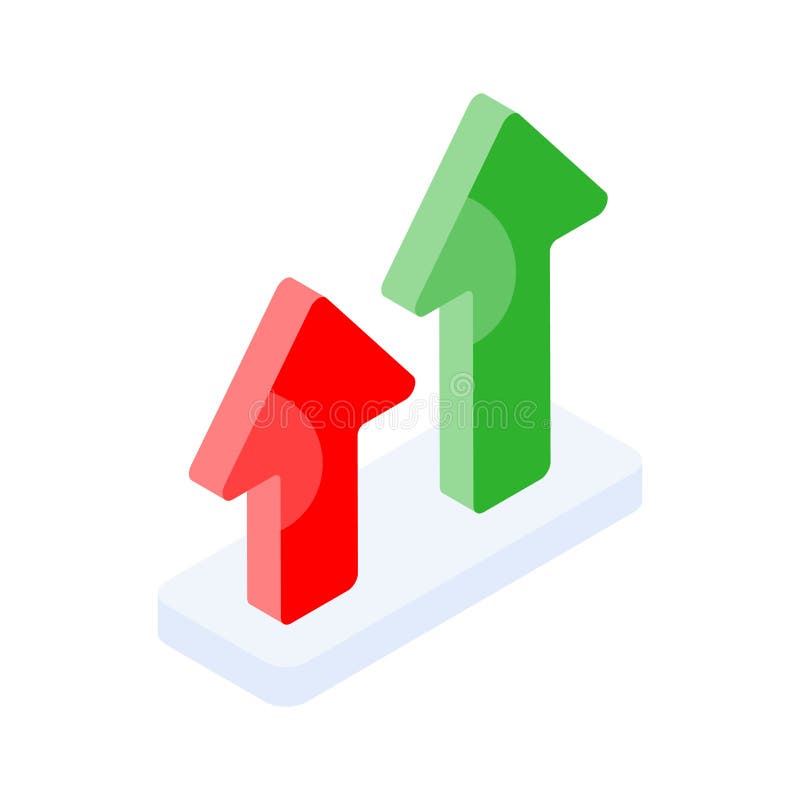 Growth Chart Depicting Vector Design of Business Analysis Stock Vector ...