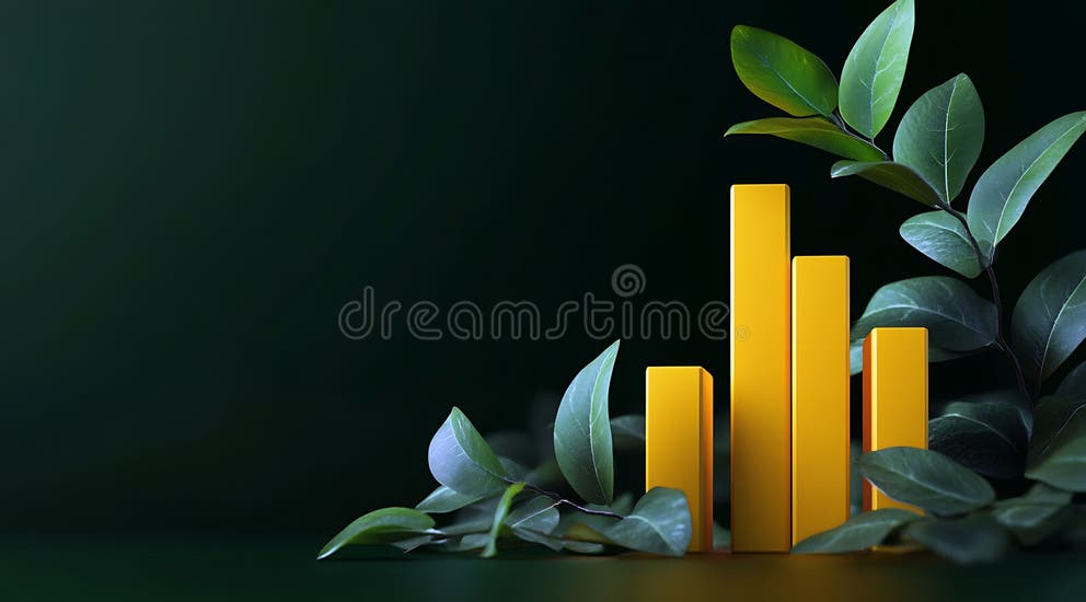 Growth Chart with Greenery: a Visual Metaphor for Sustainable Progress ...