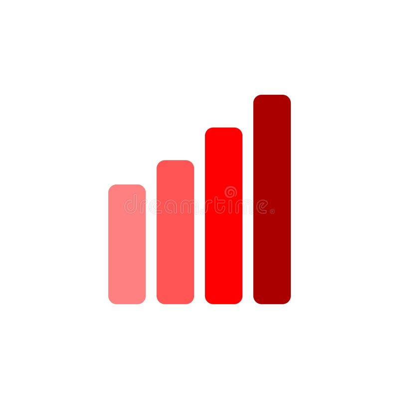 Growth Chart Icon or Logo, Growth Chart Logo Template Stock Vector ...
