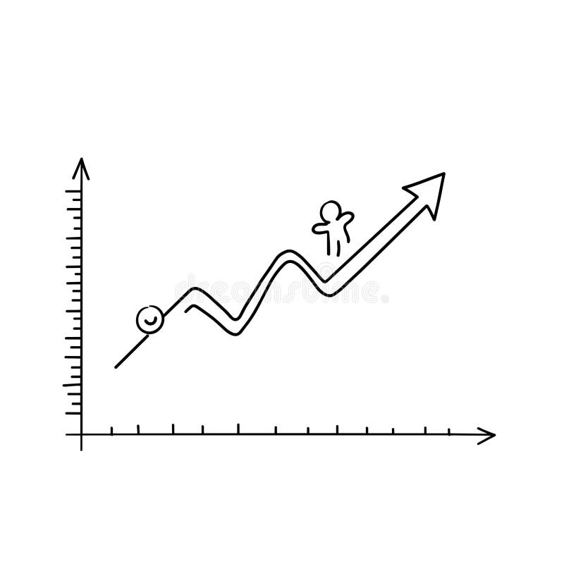 Growth Chart Representing Progress in Motherhood Stock Illustration ...