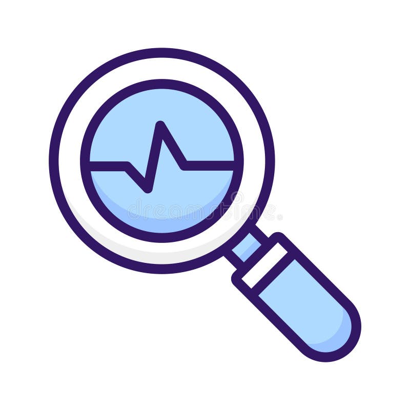 Growth Chart Under Magnifier Depicting Vector Design of Business ... Growth Chart Under Magnifier Depicting Vector Design of Business ...