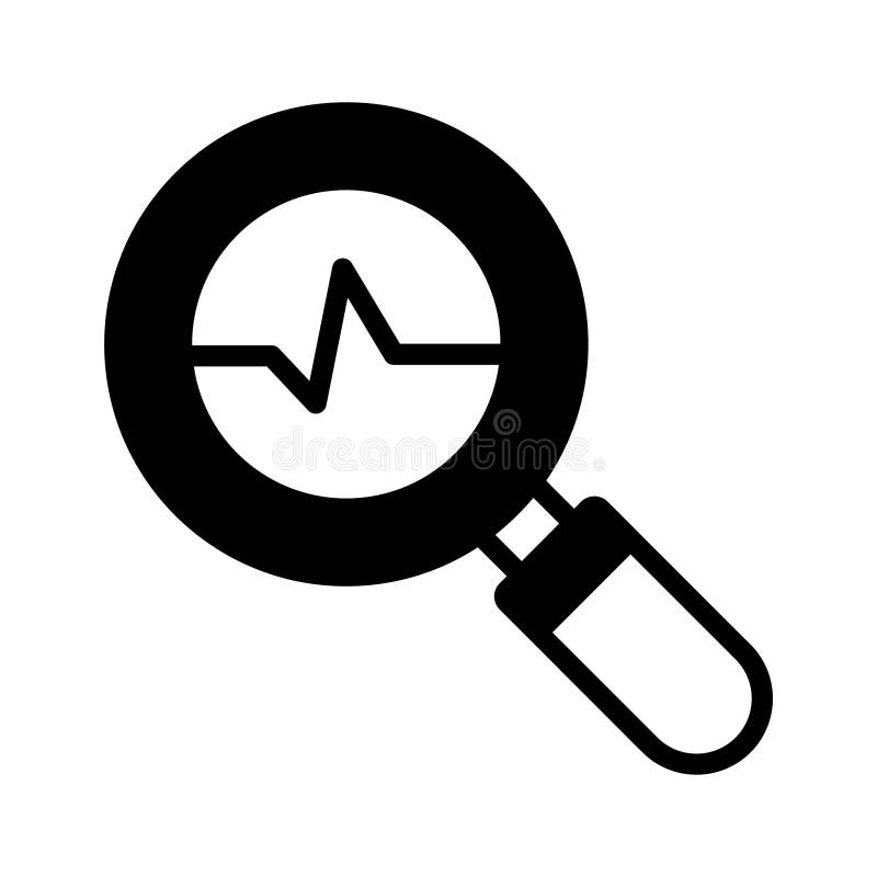 Growth Chart Under Magnifier Depicting Vector Design of Business ... Growth Chart Under Magnifier Depicting Vector Design of Business ...