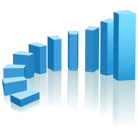 Growth Chart Upward Progress Arc Stock Vector - Illustration of growth ...