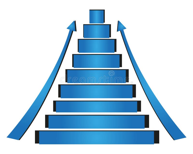 Growth Chart stock vector. Illustration of grow, trend - 46614640