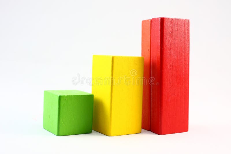 Growth Chart stock photo. Image of wood, profit, toys - 61112494