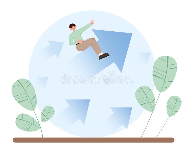 Growth Concept. Idea of Business Success or Personal Development Stock ...