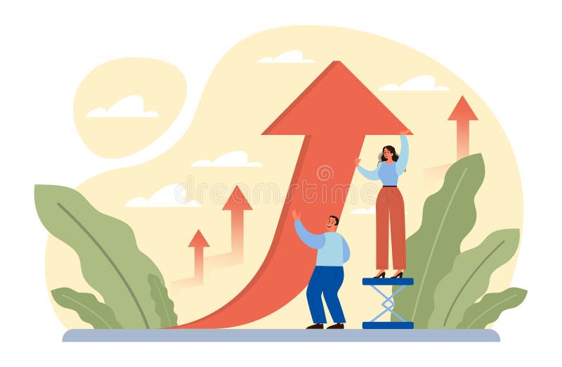 Growth Concept. Idea of Business Success or Personal Development Stock ...