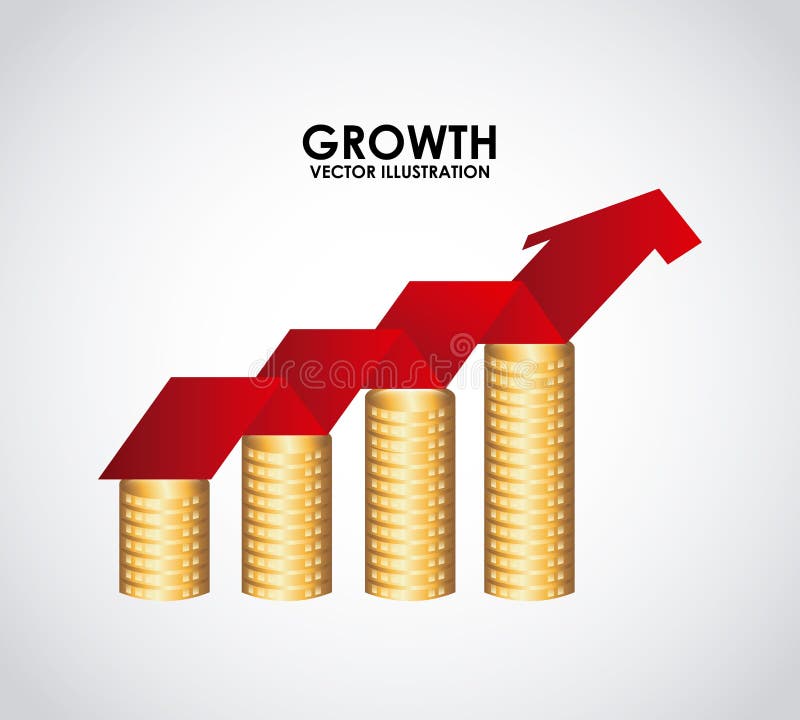 Growth design stock vector. Illustration of sign, graph - 47489146