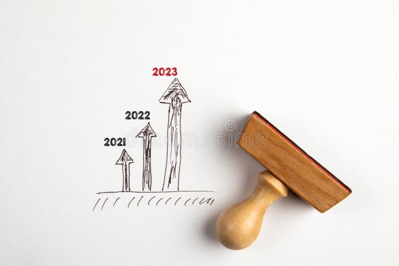 2023 Growth and Development Concept. Comparison and Success. Stock ...