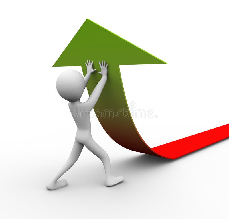 Growth Efforts stock illustration. Illustration of sign - 18488928