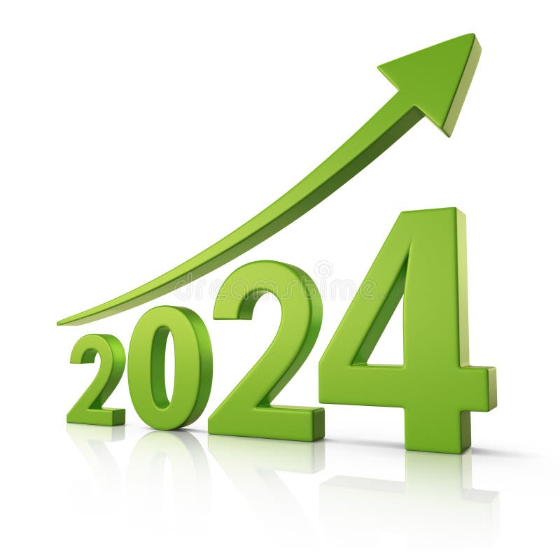 2024 Growth and Development Chart of Company in New Year 2024. Planning ...