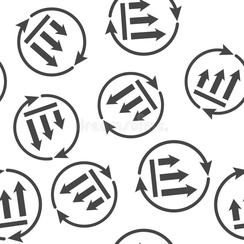 Growth Graph with Arrows in a Circle. Vector Business Icon Schedule ...