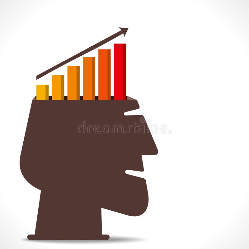 Creative growth graph stock vector. Illustration of arrow - 40716582