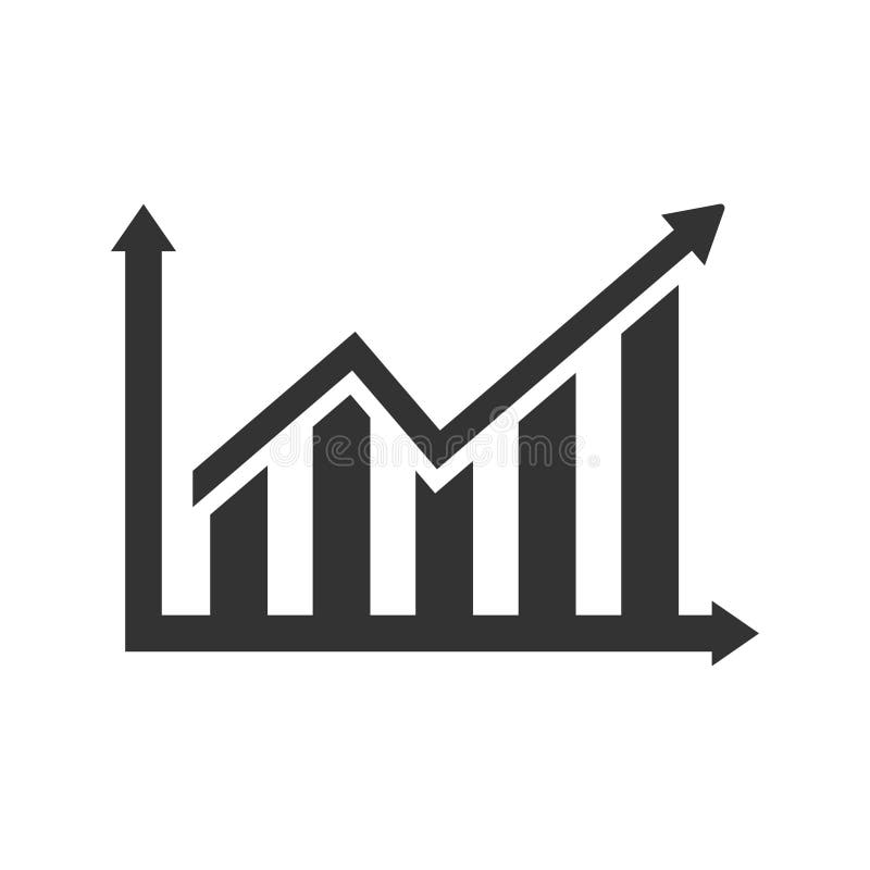 Growth, Graph icon stock vector. Illustration of growth - 175004753