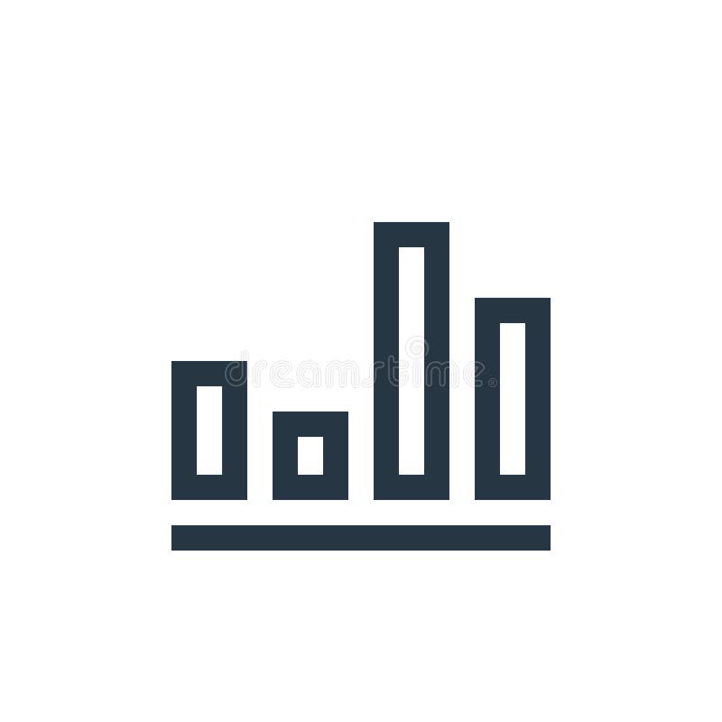 Growth Graph Icon Vector from Marketing Concept. Thin Line Illustration ...