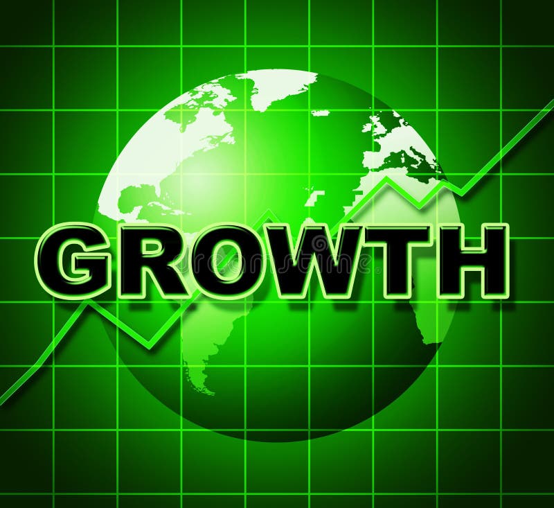 Growth Graph Means Financial Expansion and Forecast Stock Illustration ... Growth Graph Means Financial Expansion and Forecast Stock Illustration ...