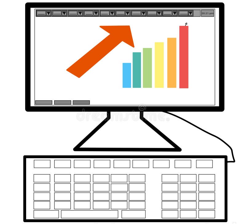 Growth Graphic Chart. Illustration Image Stock Illustration ...