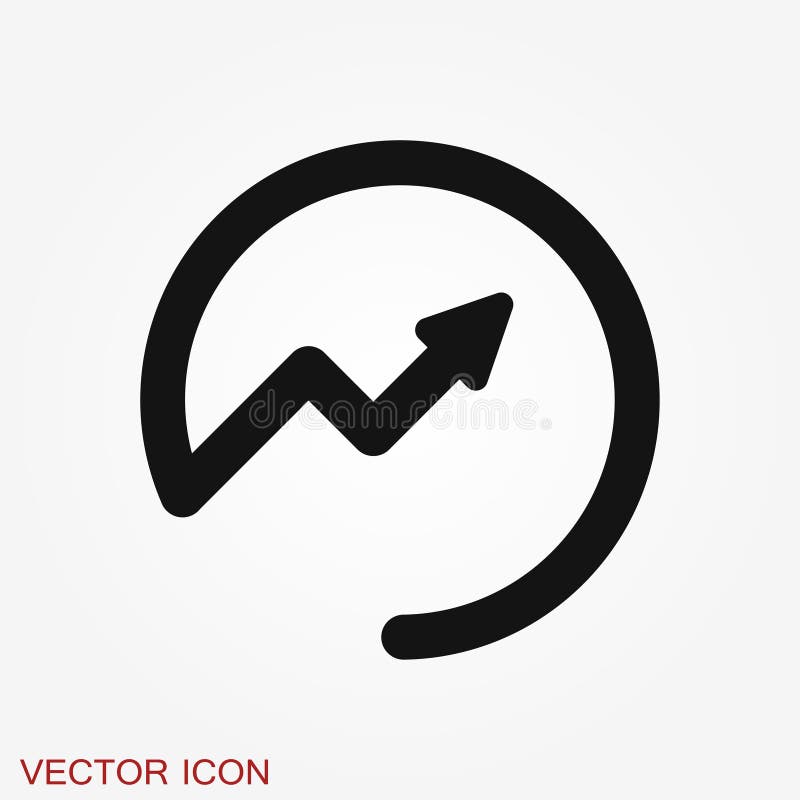 Growth Icon, Business Infographic Icon, Vector Growth Symbol Stock ...