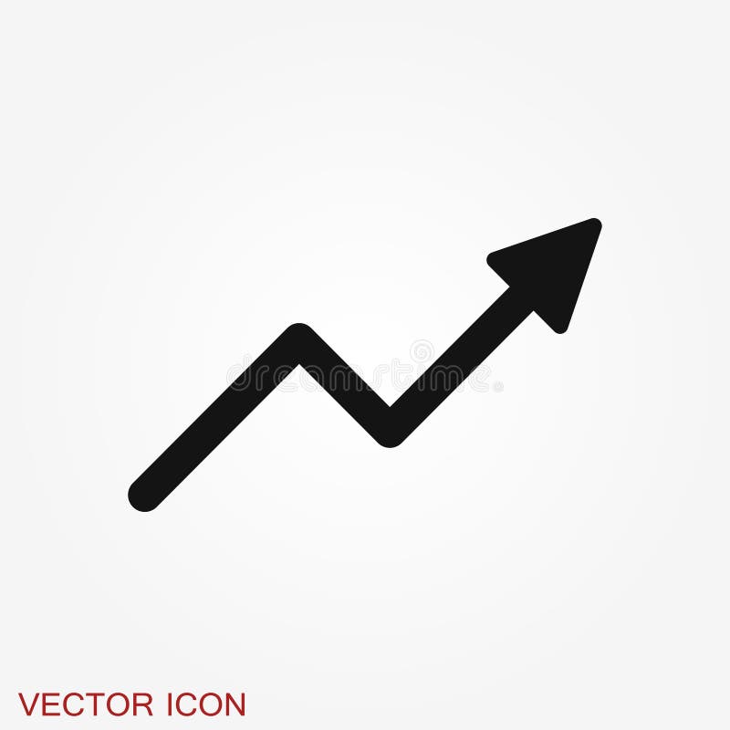 Growth Icon, Business Infographic Icon, Vector Growth Symbol Stock ...