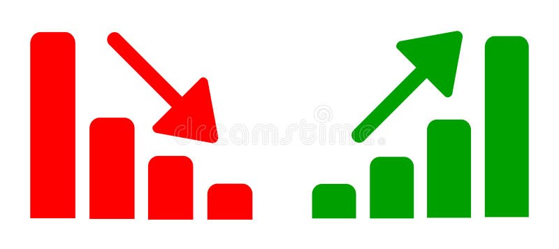 Growth Icon Set, Improvement, Grow, Chart, Increase, Evolution and ...