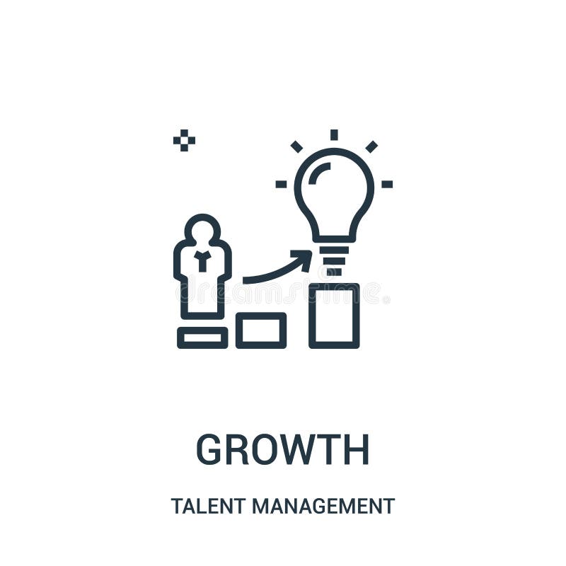 Talent Icon Vector from Talent Management Collection. Thin Line Talent ...