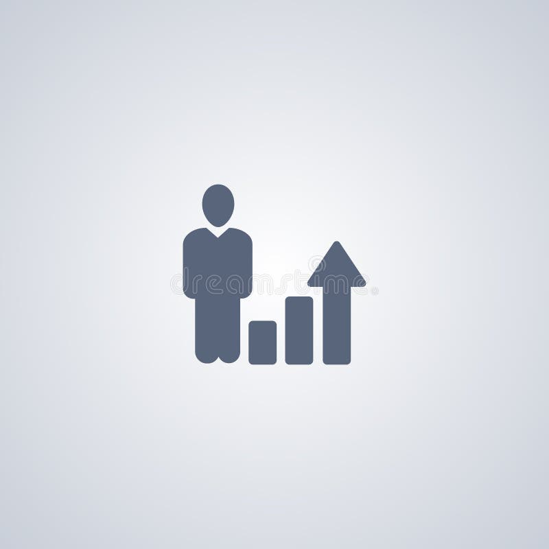 Increasing Trend Icon Stock Illustrations – 444 Increasing Trend Icon ...