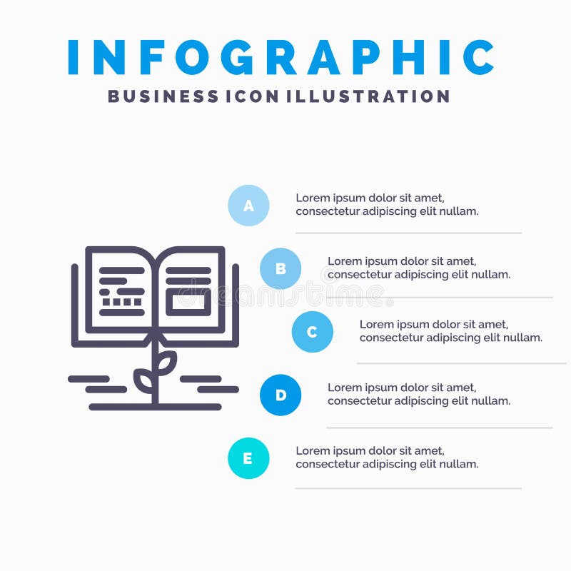 Growth, Knowledge, Growth Knowledge, Education Blue Infographics ...