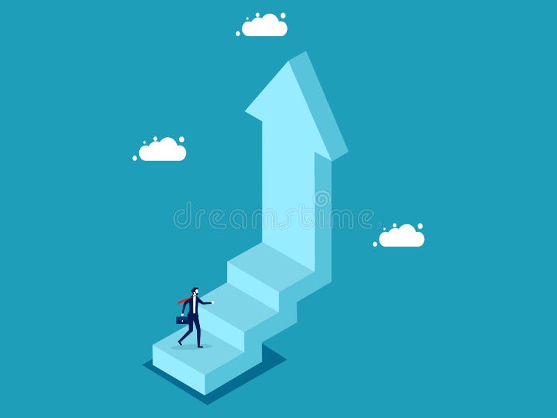Growth Ladder. Personal Development or Success and Ambitions Vector ...