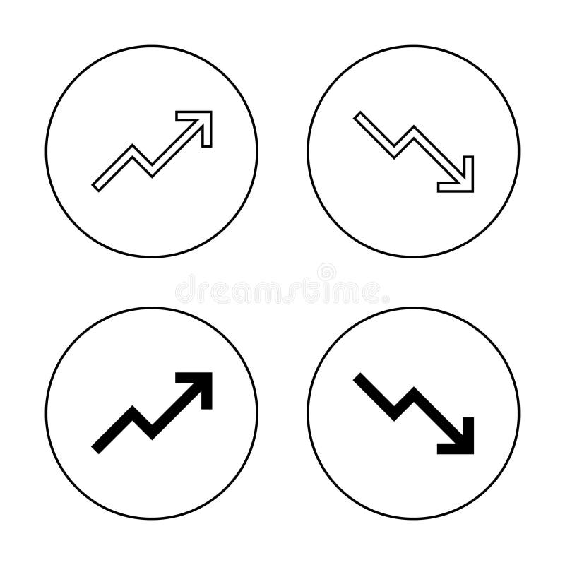 Decrease Sign Stock Illustrations – 21,684 Decrease Sign Stock ...