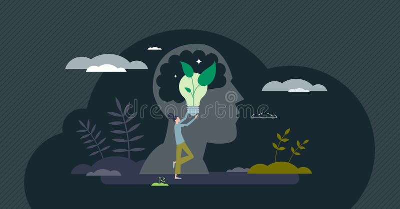 Growth Mindset and Improvement or Development Attitude Tiny Person ...