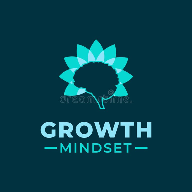 Growth Mindset Logo Design Vector Template. Stock Vector - Illustration ...