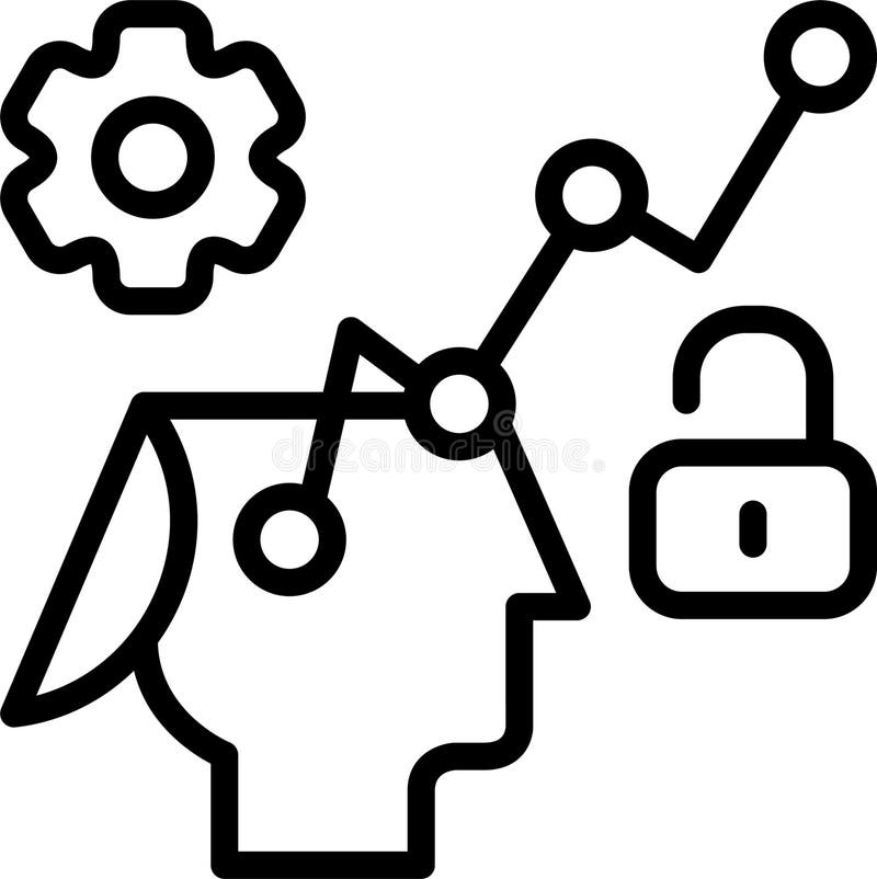 Growth Mindset Vector Icon stock vector. Illustration of positive ...