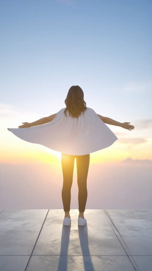 Growth Mindset, Motivation and Self-improvement: Empowered Woman with ...