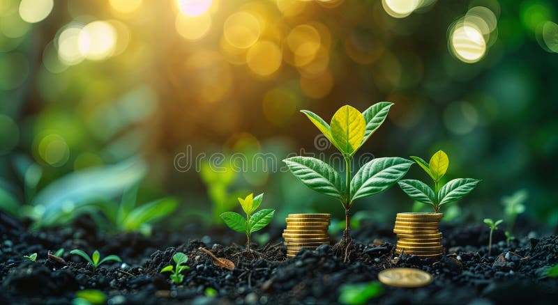 Growth of Money. Generated Ai Stock Photo - Image of ecowarrior, market ...