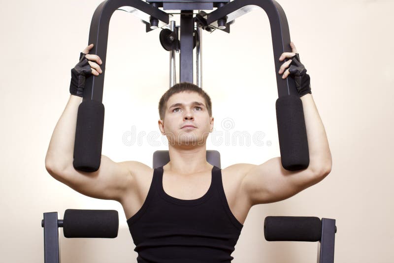 Growth of muscles stock image. Image of develop, athlete - 21836839
