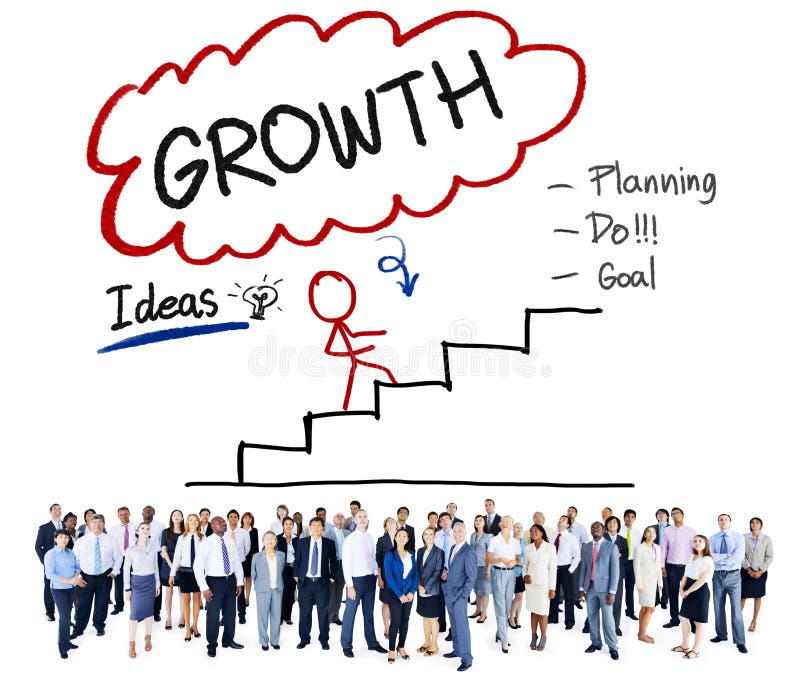 Growth Planning Ideas Goal Development Concept Stock Image - Image of ...