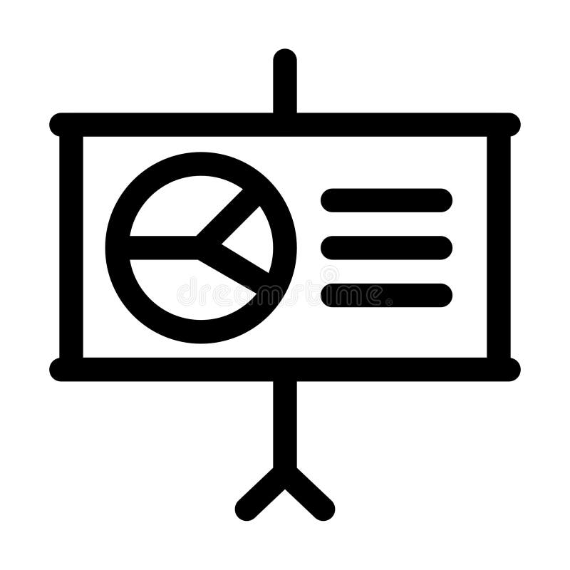 Growth Presentation Icon Symbol - Profit Company Growth Vector ...