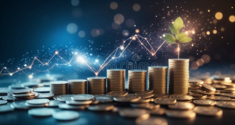 Growth and Prosperity - a Symbol of Financial Success Stock ...