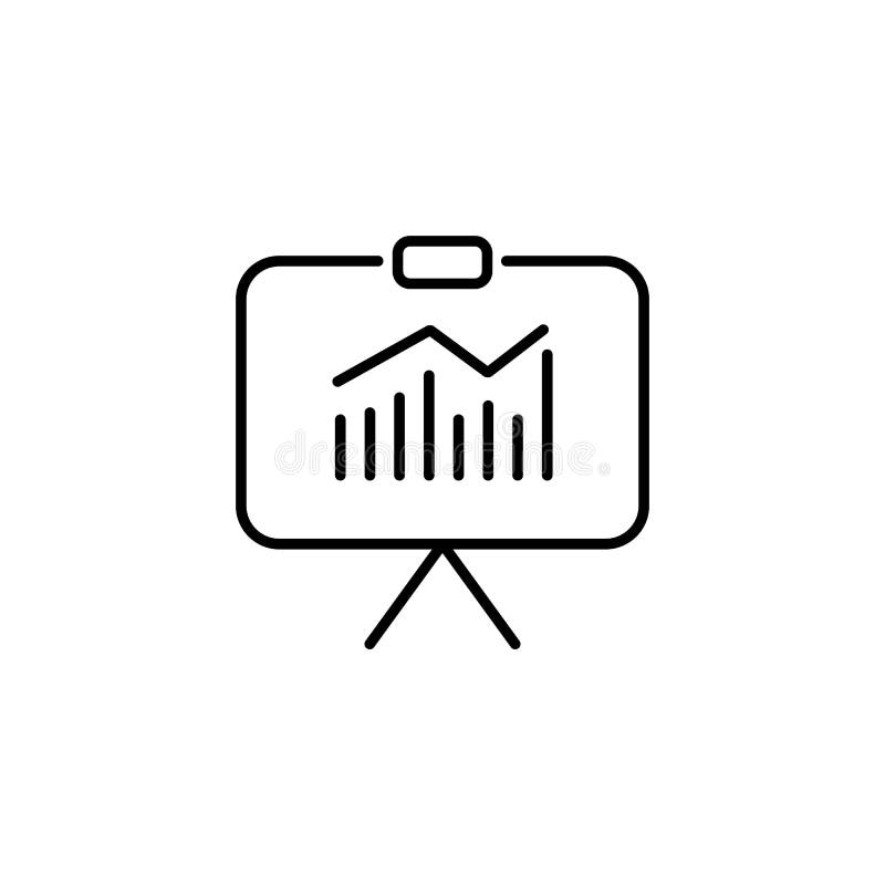 Growth Rate - Minimal Line Web Icon. Simple Vector Illustration ...
