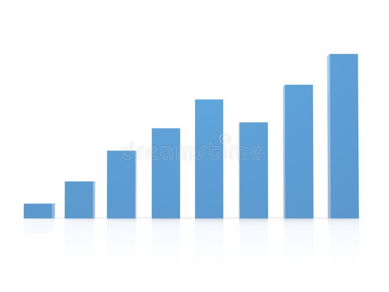 Growth and Recession Chart stock illustration. Illustration of ...