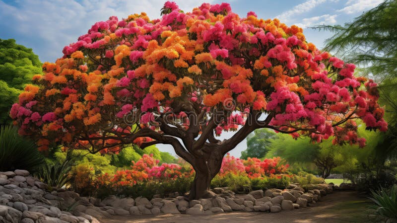 Growth seed to tree stock image. Image of landscape - 371812397