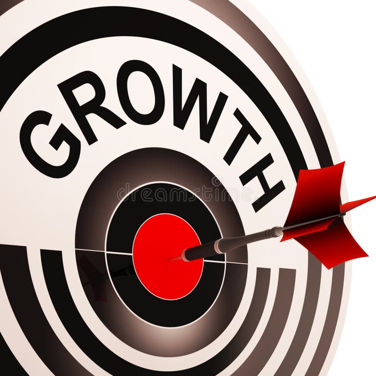 Growth Shows Maturity, Growth and Improvement Stock Illustration ...