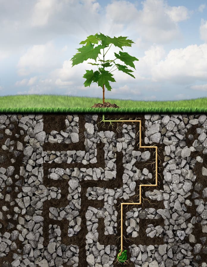 Growth Solutions stock illustration. Illustration of challenge - 35522605