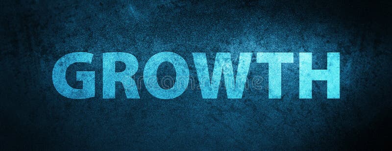 Growth Special Blue Banner Background Stock Illustration - Illustration ...